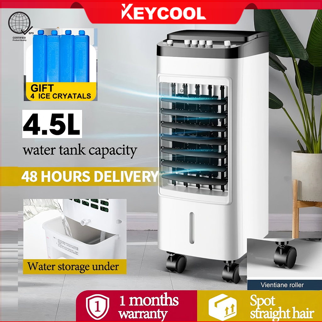 Keycool Air Cooler Fan Water Tank Three-Speed Regulation Portable Air ...