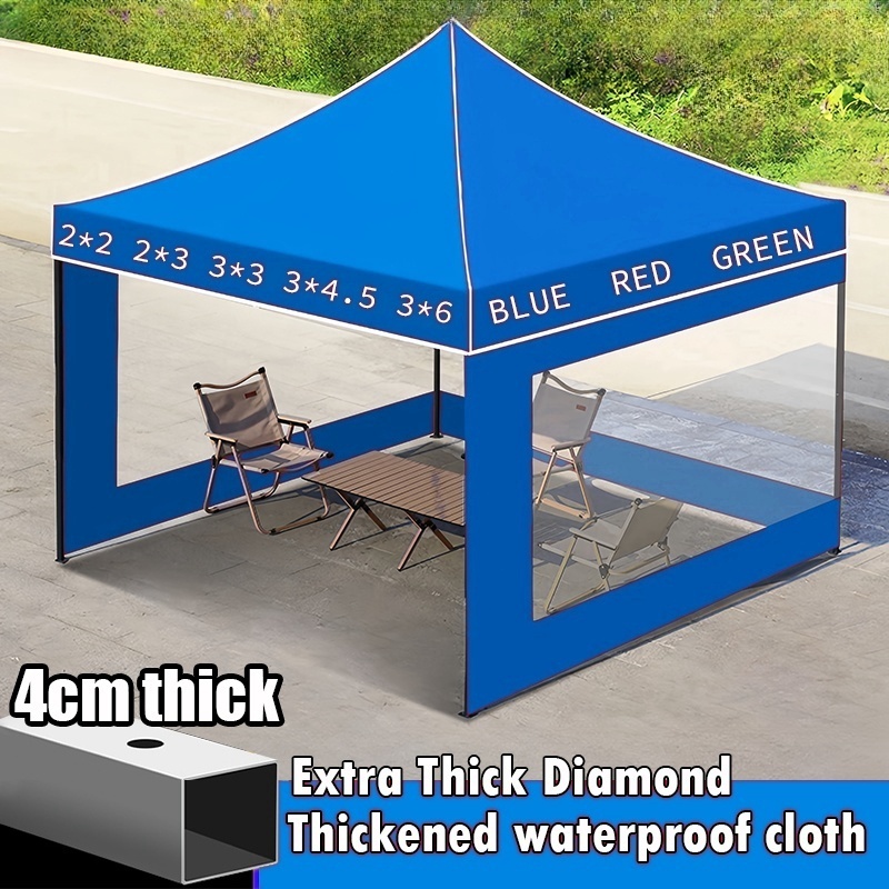 Folding Retractable Tent Waterproof 2x2 3x3 tent For Car Motocycle ...