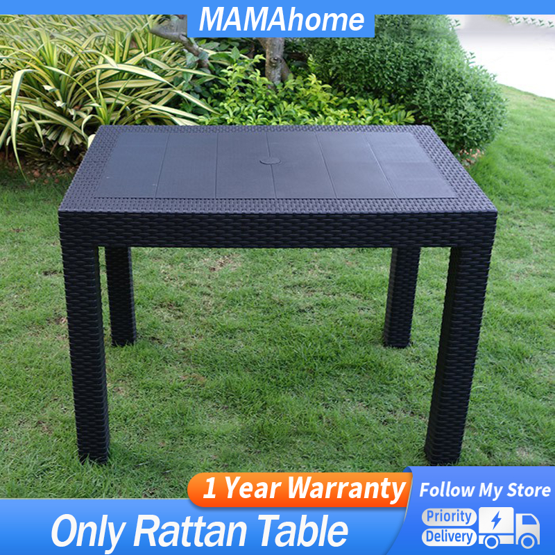 Xtreme Rattan Table Dining Table Removable Office Table Rectangular ...