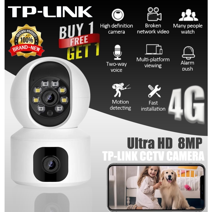TP-Link CCTV Camera HD 4K 360° 3D Panorama Wiif Connect Smart Indoor ...