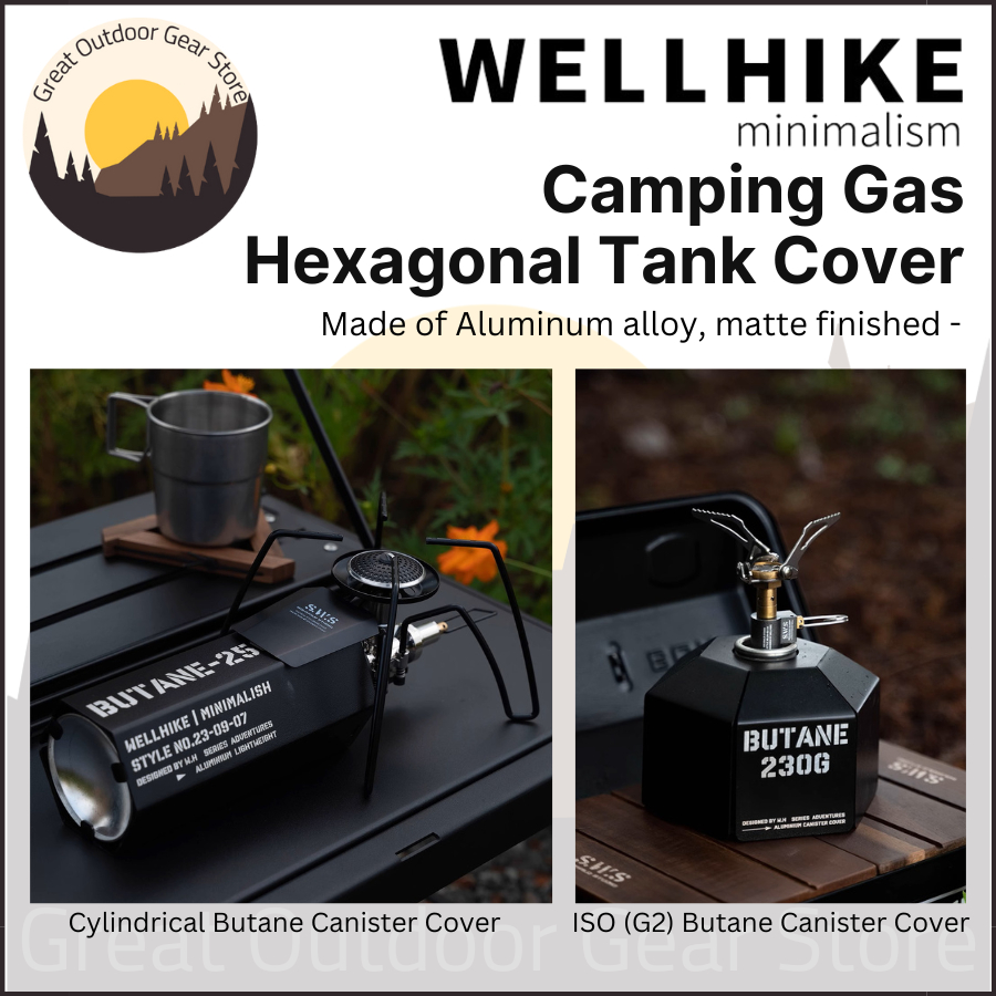 Wellhike Outdoor Camping Cassette Gas Tank Protective Cover Butane Gas ...