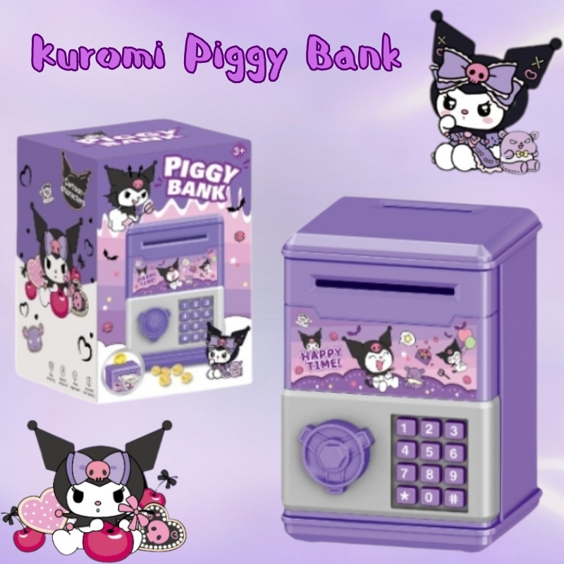 Toybus Kuromi Piggy Bank Diy Kids Toy Coin Banks Money Box Desktop ...