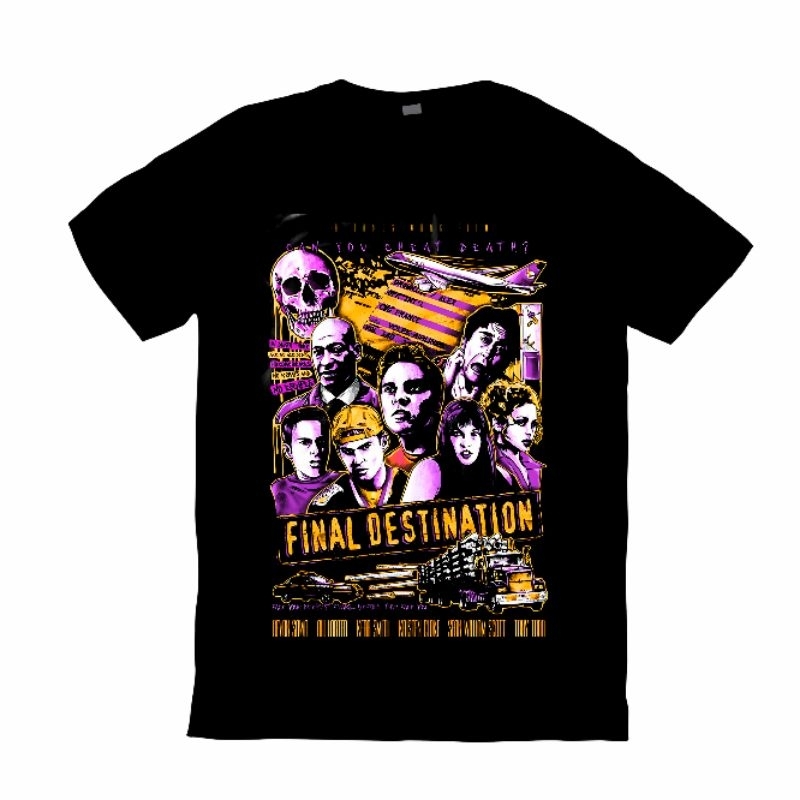 HORROR MOVIE TSHIRT - Final Destination (Grapic tee's) | Shopee Philippines