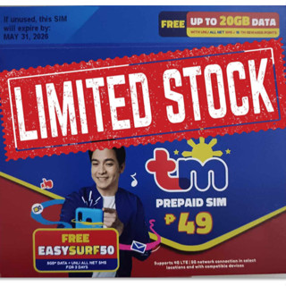 TM SIM 10 PCS WITH FREE DATA | Shopee Philippines