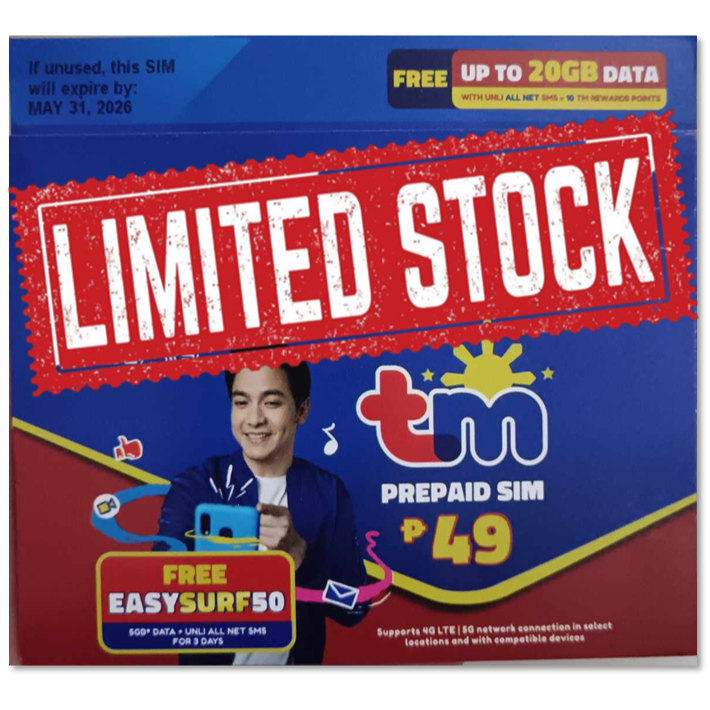 TM SIM 10PCS WITH FREE DATA | Shopee Philippines