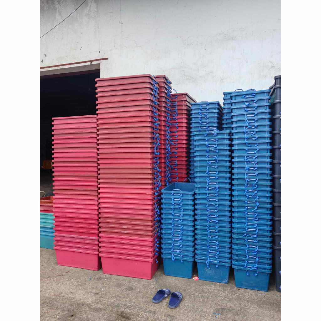 3PCS RECTANGLE BANYERA FISH CRATE / WASH BASIN 3COLORS | Shopee Philippines