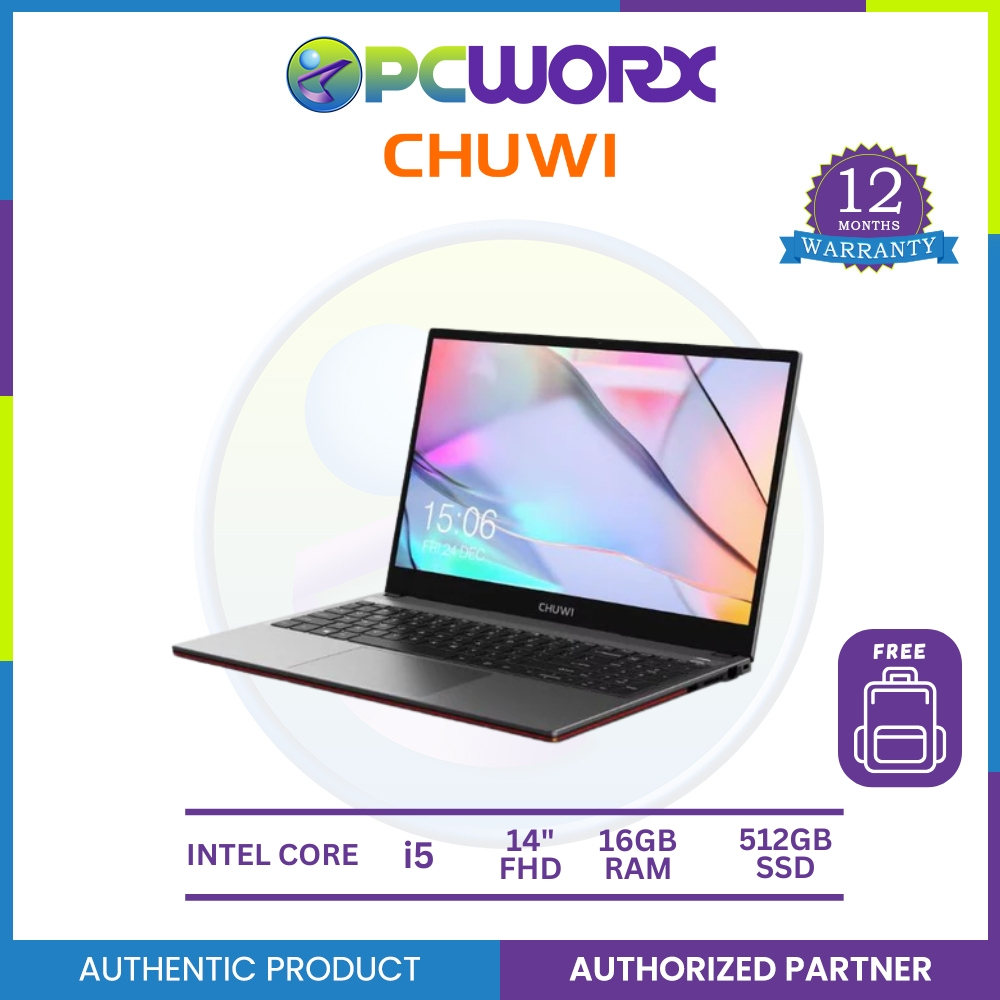 CHUWI COREBOOK X i5-12G Intel Core i5-12450H | 16GB RAM DDR4 | 512GB ...