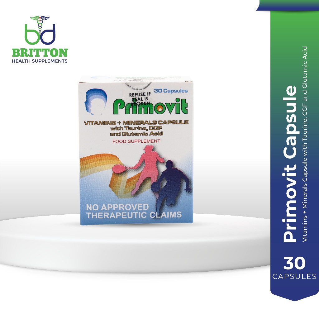 Primovit 30 Capsules (MULTIVITAMINS & MINERALS) | Shopee Philippines