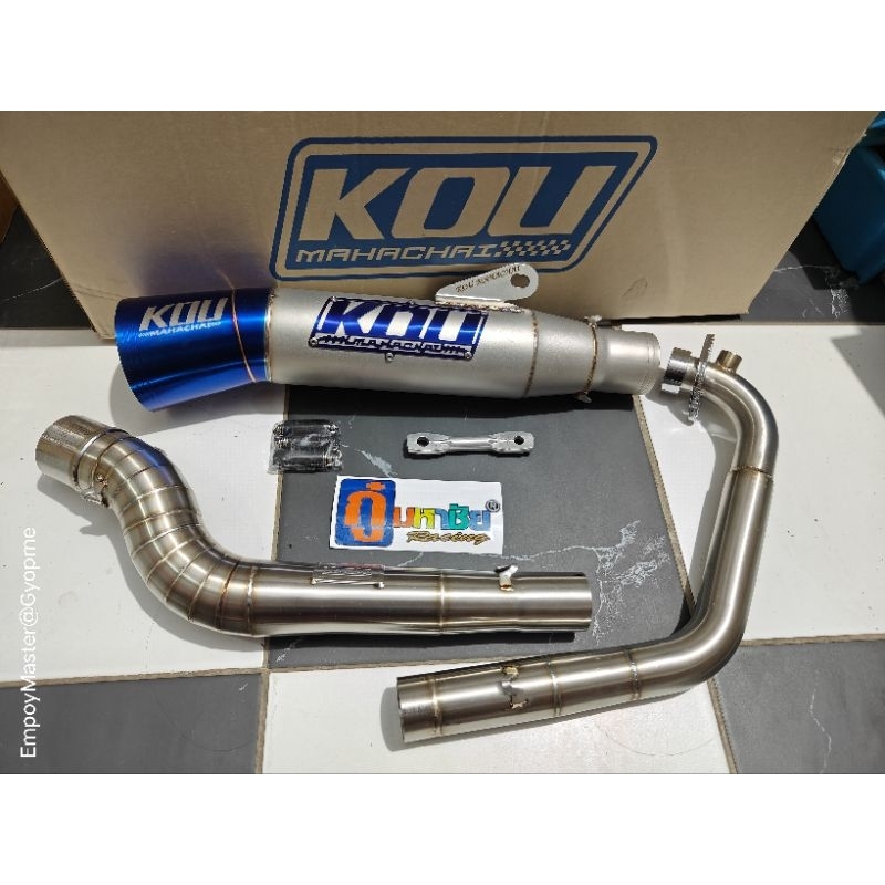 KOU Sand blasted Edition. Shorty v3 Titanium Stainless Burn Raider Fi ...