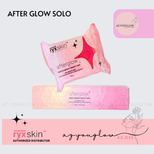 AFTER GLOW GENTLE BEAUTY BAR PURE GLYCERIN SOAP SOLO 70G (RYXSKIN ...