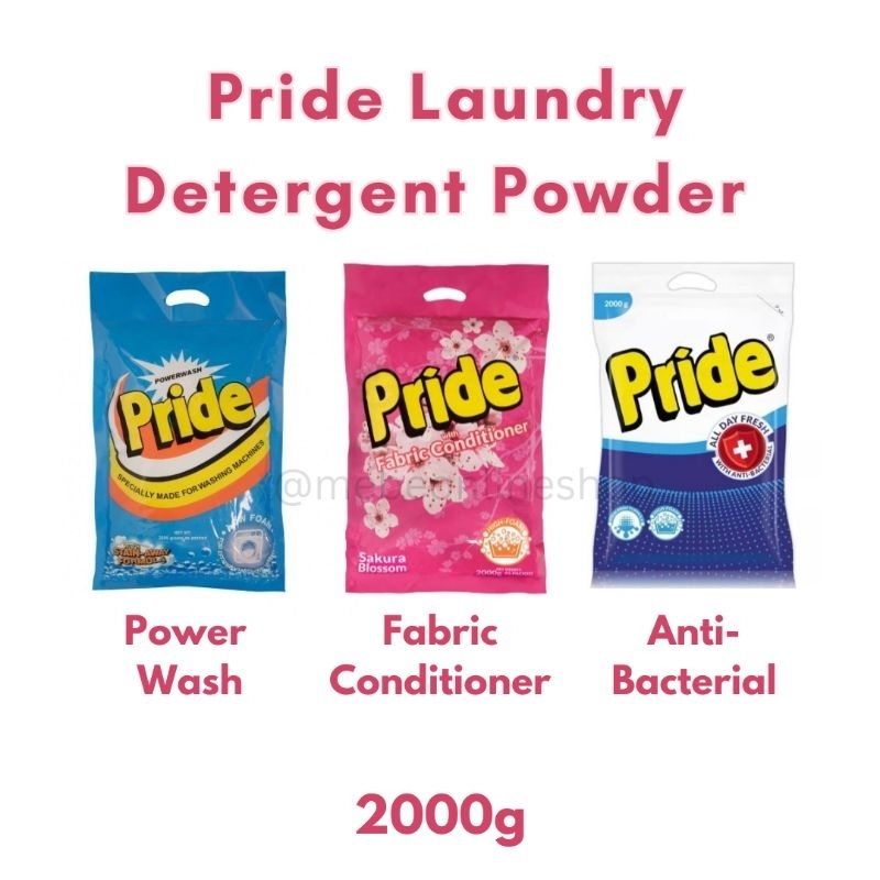 Pride Laundry Detergent Powder 500g-2000g | Shopee Philippines