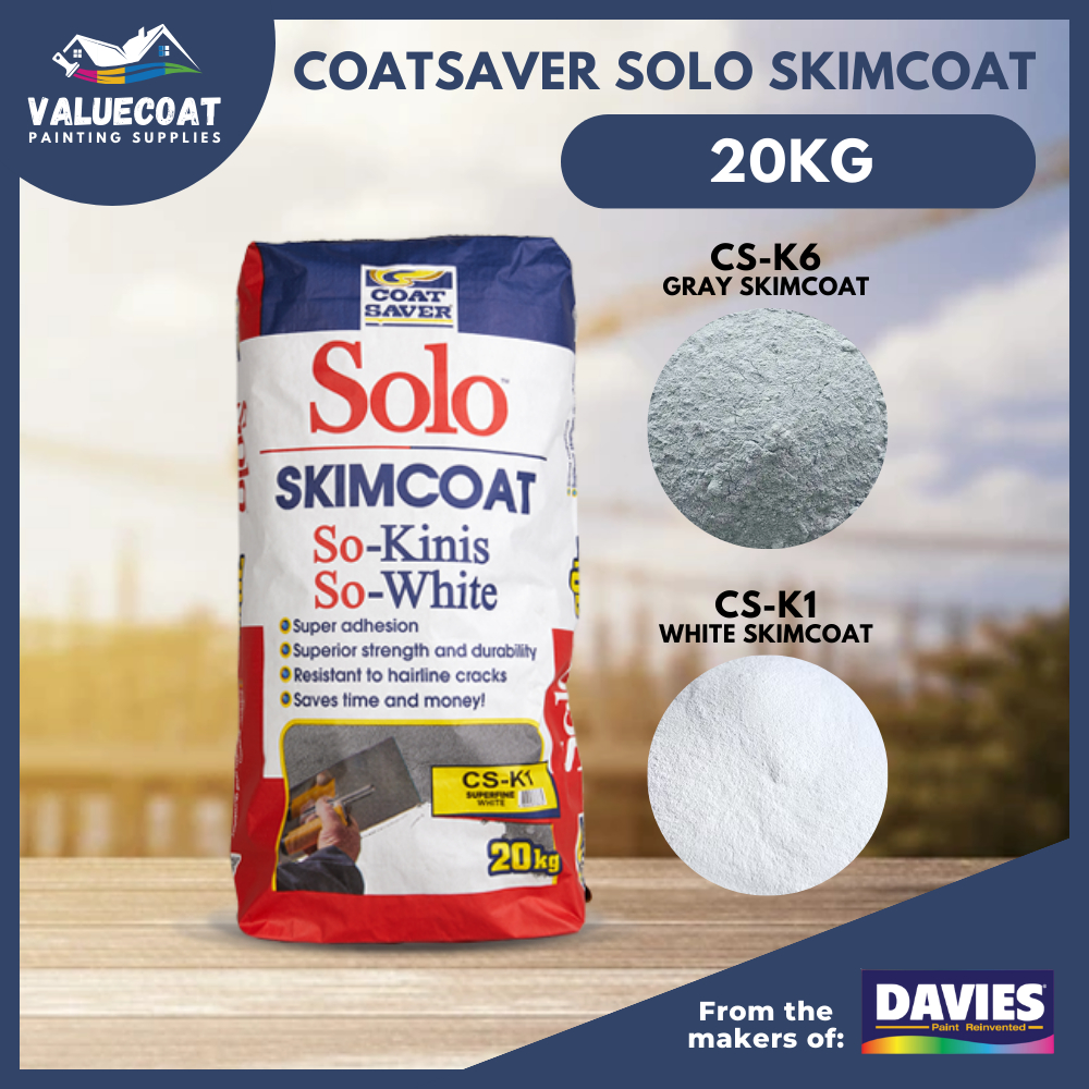 Coat Saver Solo Skimcoat 20kg | Shopee Philippines