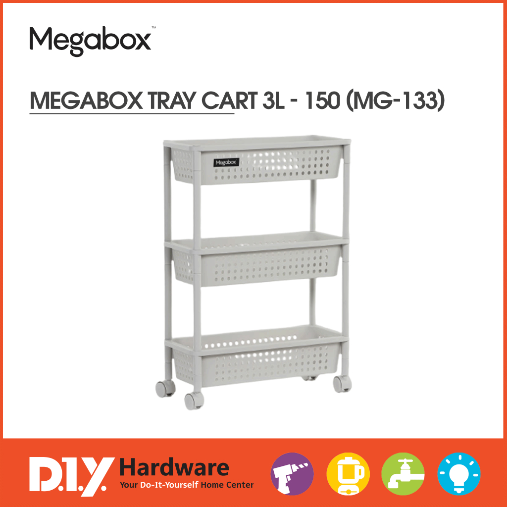 MEGABOX by DIY Hardware Tray Cart 3L - 150 (MG-133) | Shopee Philippines