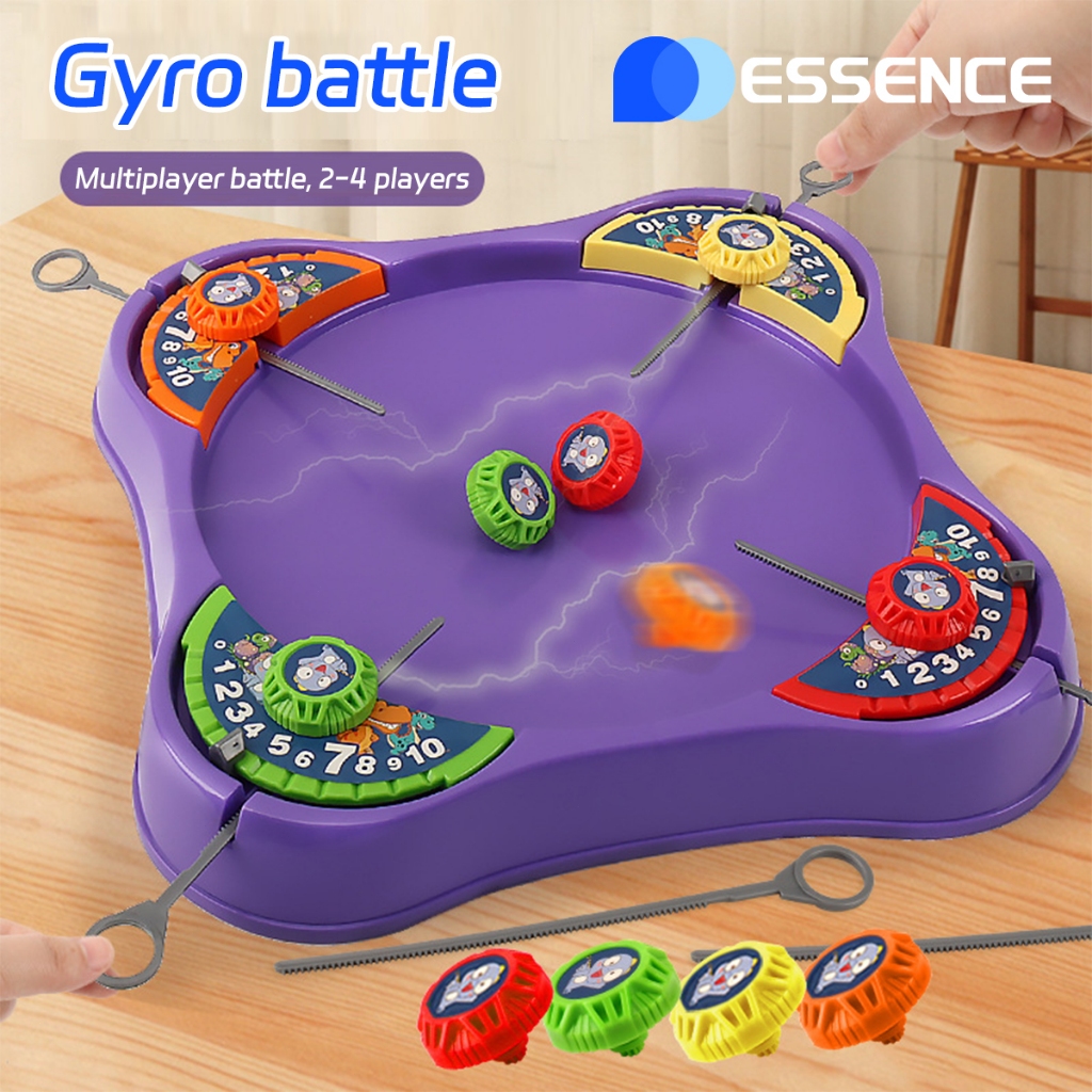 2 and 4 person gyro pull-out gyro multiplayer battle interactive game ...