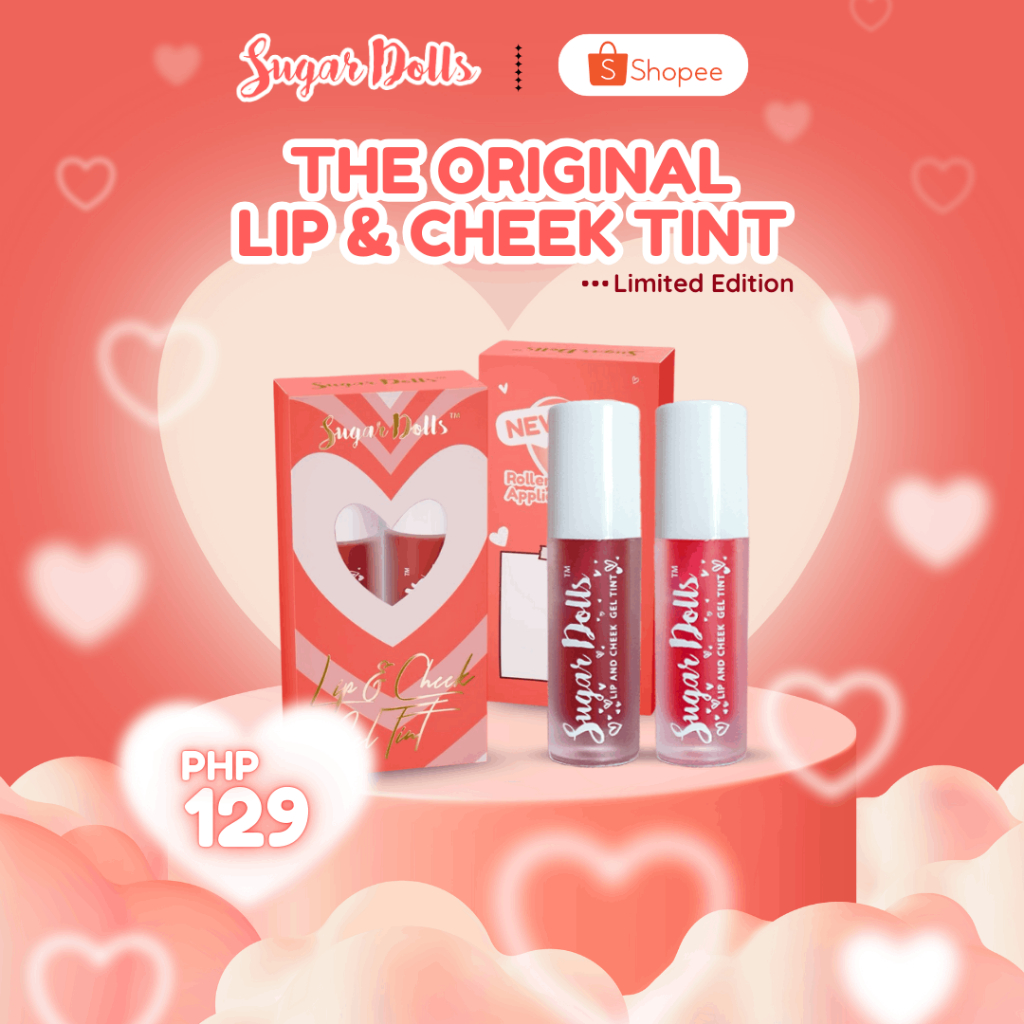 Sugar Dolls Valentine’s Lip and Cheek Tint Gift Set | Shopee Philippines
