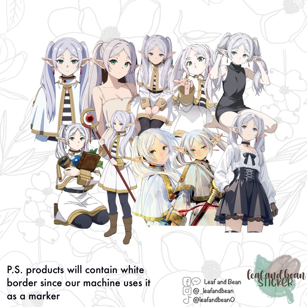 LNB || FRIEREN stickers || waterproof vinyl stickers | Shopee Philippines