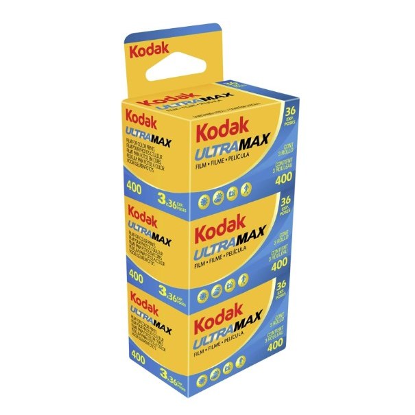 Kodak Color Negative Film 35mm ULTRAMAX 400 36 Exposures, 3-Pack Japan ...