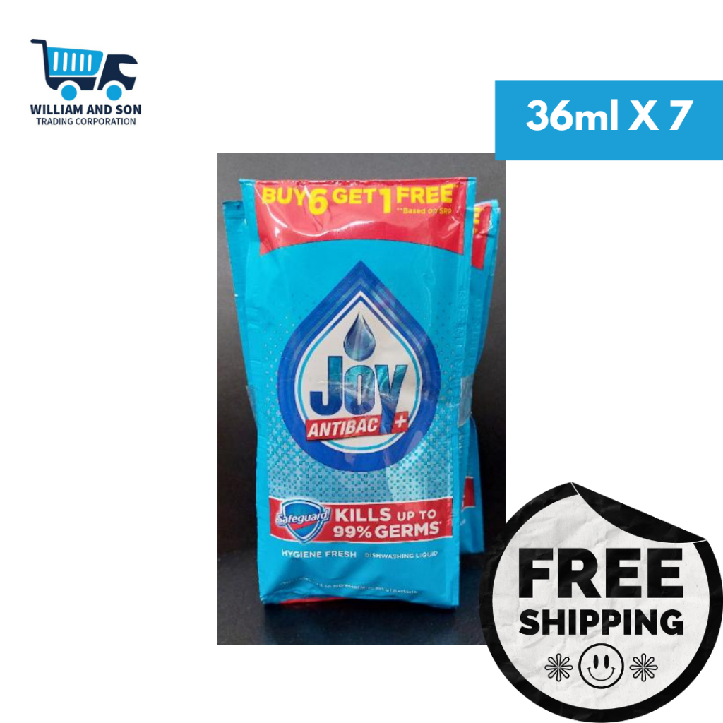 Joy Antibac 36ml 6+1pcs sachet | Shopee Philippines