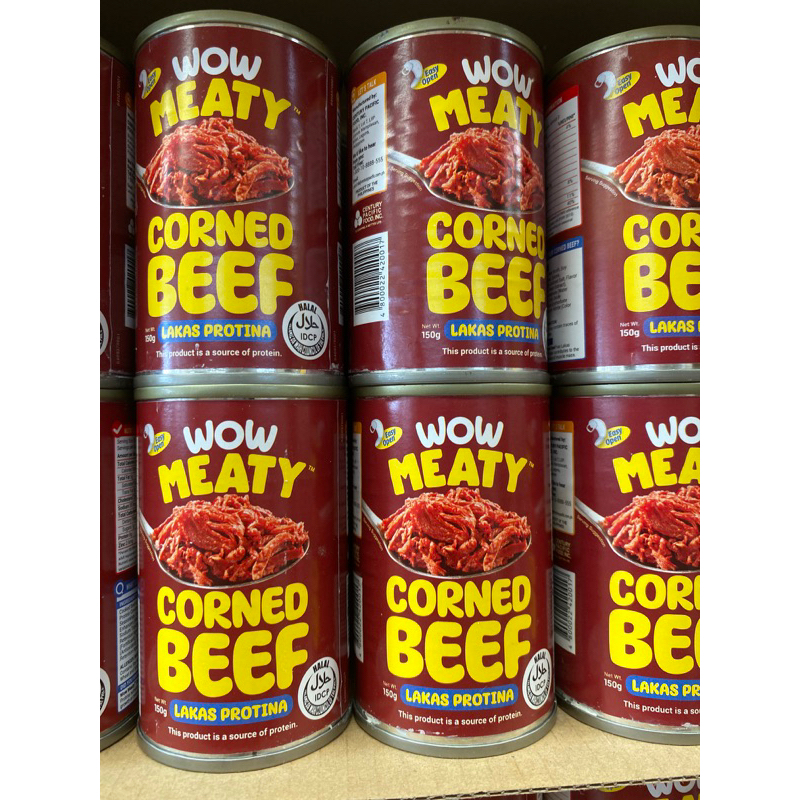 Wow Meaty corned beef beef 150grams | Shopee Philippines