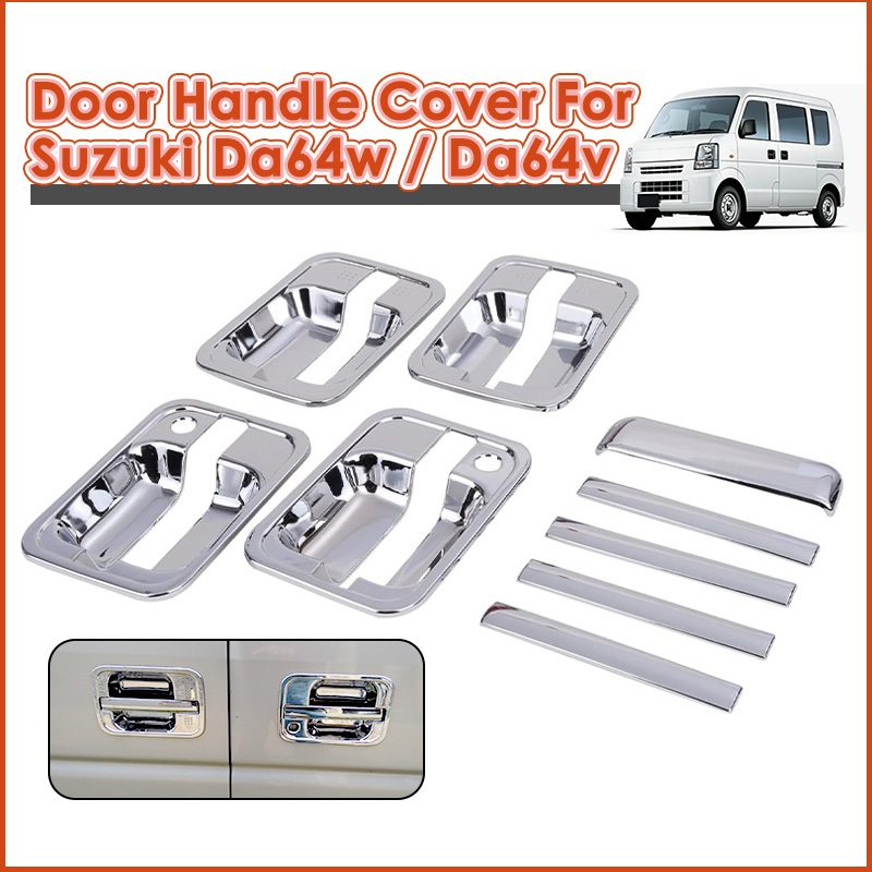 9PCS Suzuki Da64w / Da64v Door Bowl Suzuki Handle Chrome Cover Multicab ...