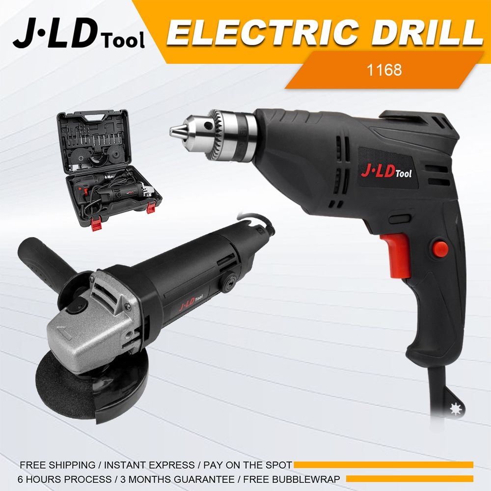 JLD 380W Grinders Tool Set 220V Grinder And Drill Set BLACK Grinding ...