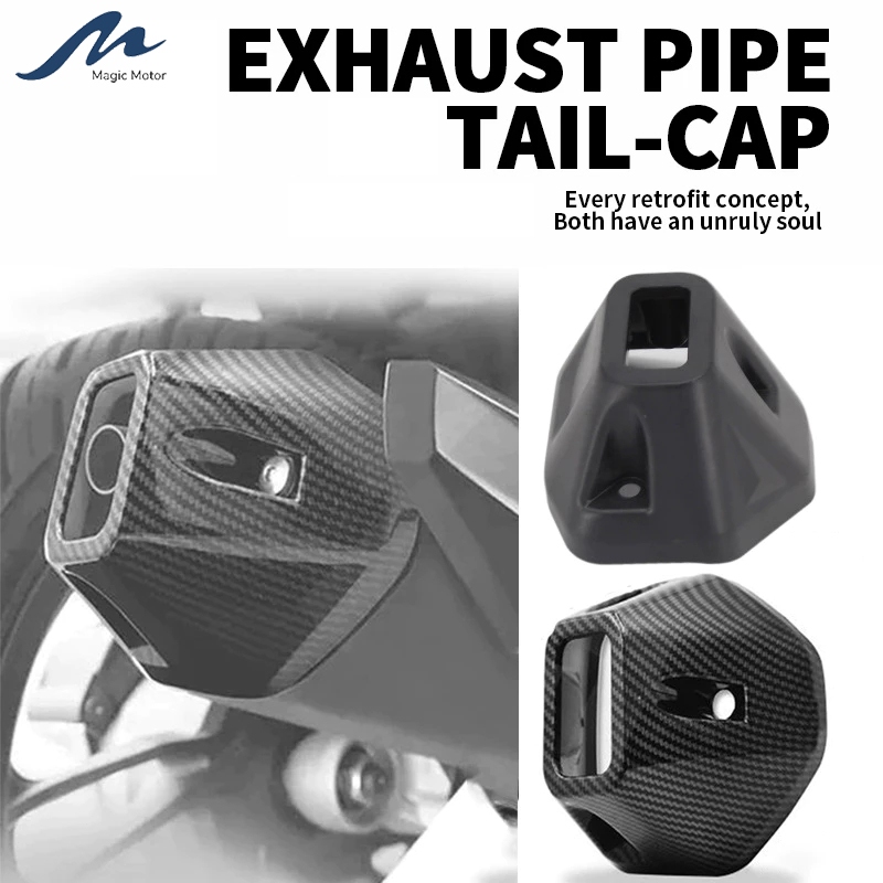 Motorcycle Muffler Tip Cover For Honda Click 125i/150i V2/V3 Game ...