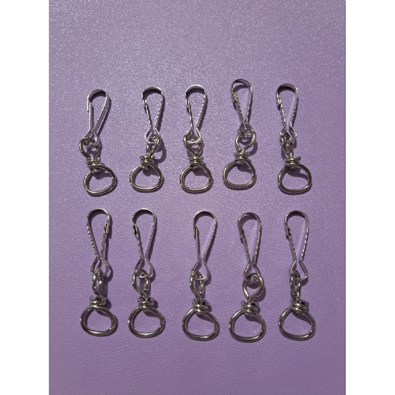 10pcs/50pcs Metal Hook 1/2 Inch Size for Crafting Leathers ID Lace ...