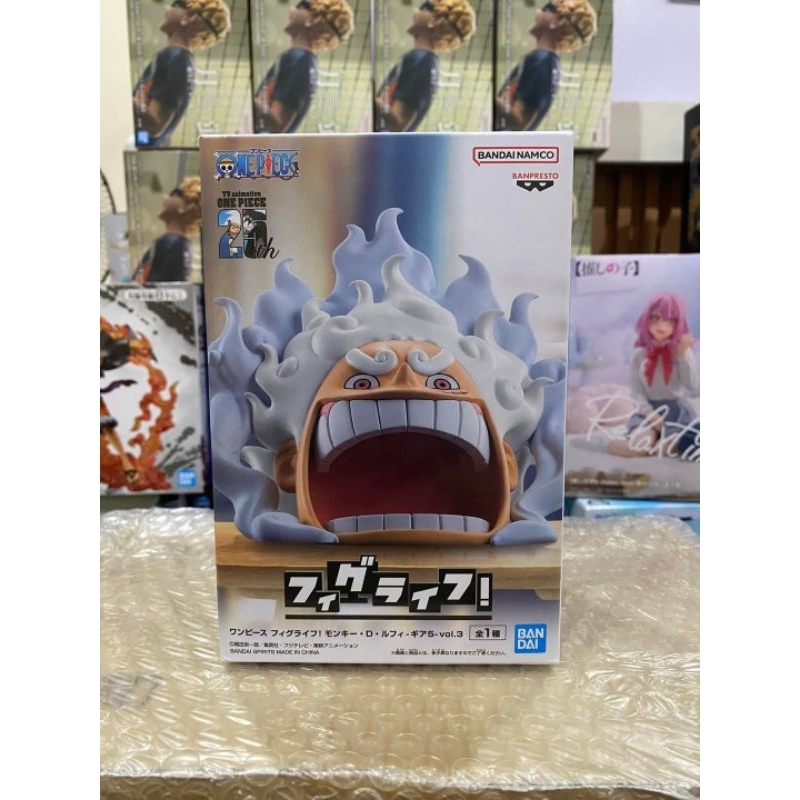 One Piece big mouth figure Fig Life Monkey D Luffy - Gear 5 - vol.3 ...