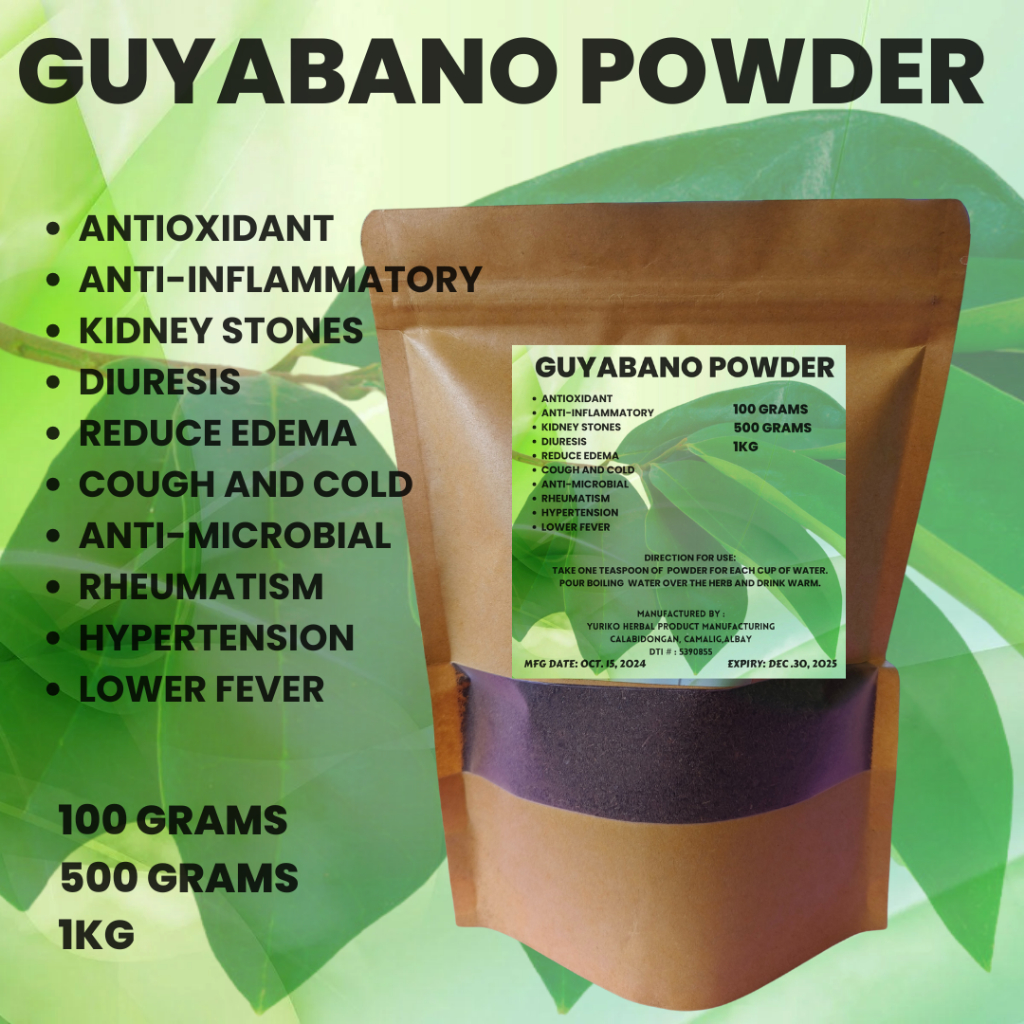 GUYABANO POWDER 100% organic | Shopee Philippines