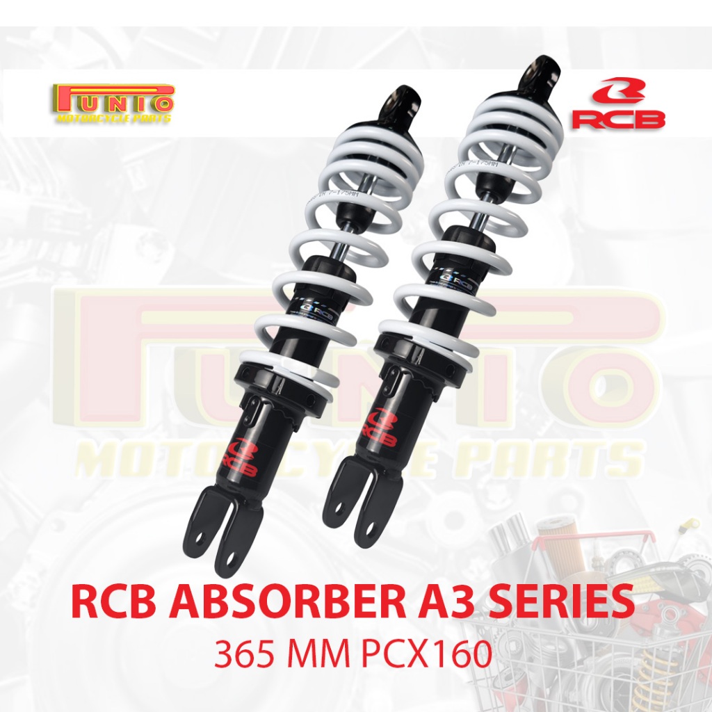 NEW! RCB Dual Absorber and Mono Shock A3 Series for Honda PCX160 365mm ...