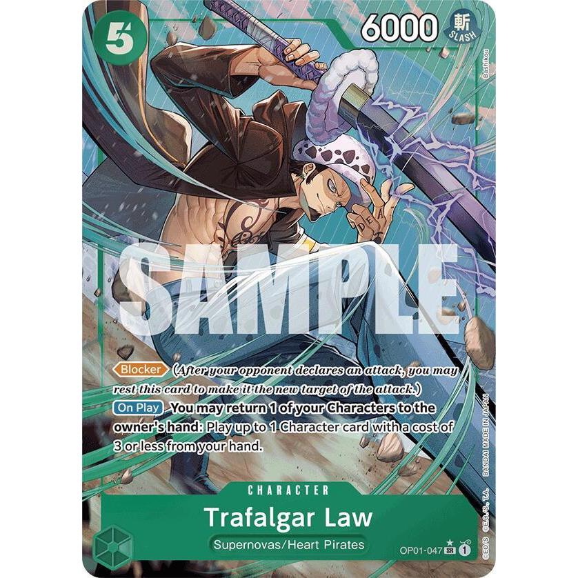 One Piece TCG: Premium Booster -The Best- (PRB-01) Trafalgar Law (OP01 ...