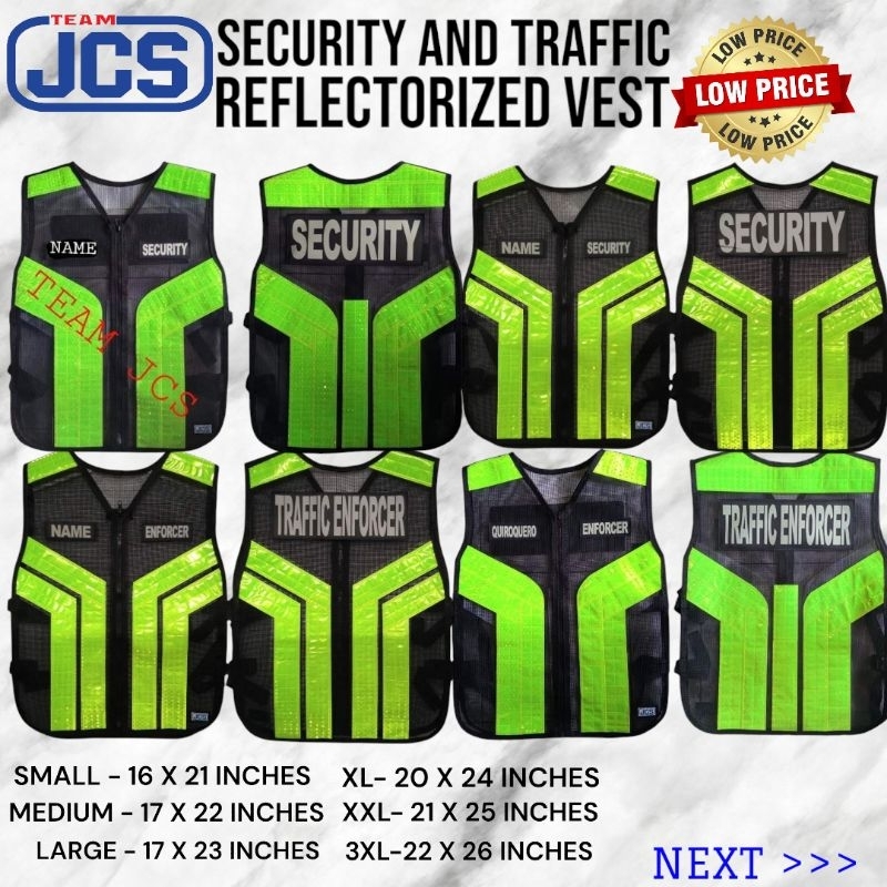 Security and Traffic enforcer Vest | Shopee Philippines