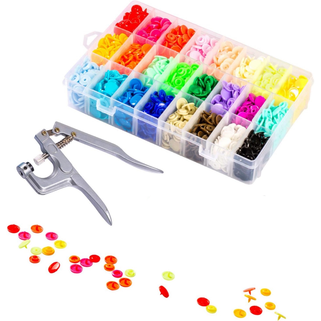 Snaps and Snap Plier T5 Plastic Snap Buttons Snap Fasteners Snap Press ...