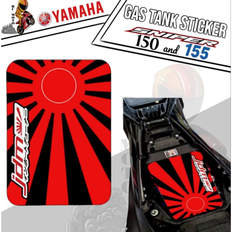 YAMAHA SNIPER 150 AND 155 GAS TANK STICKER / SNIPER 150 STICKER ...