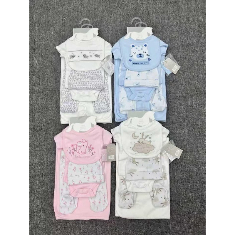 5pc Baby Set with recieving blanket | Shopee Philippines