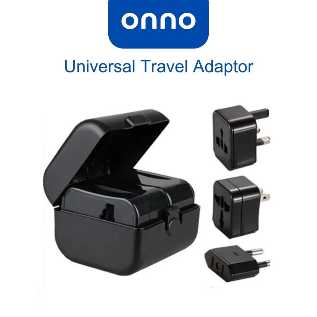3 In 1 Universal Adaptor Global Travel Conversion 3 Sockets Converter ...