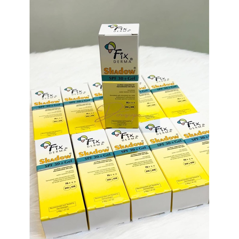SHADOW Sunblock SPF 30 (New Packaging 2025) Fix Derma for acne prone ...