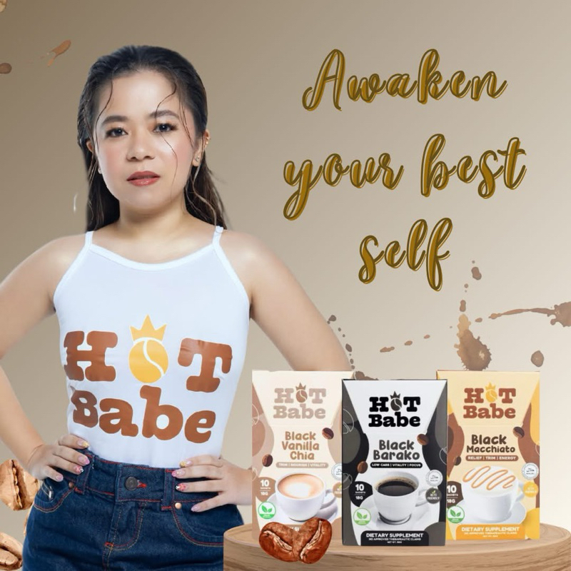 Hot Babe Coffee (Vanilla Chia, Black Barako, Black Macchiato) | Shopee Philippines
