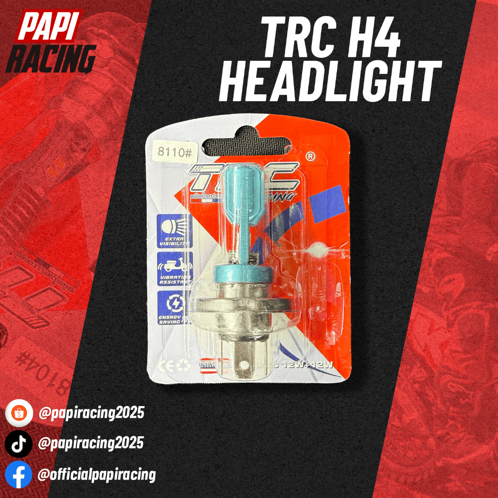 TRC bulb headlight H4 type socket Hi/lo Led | Shopee Philippines