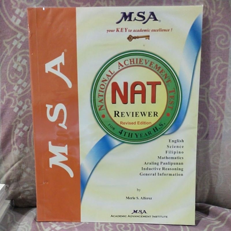 National Achievement Test NAT Reviewer revised edition | Shopee Philippines
