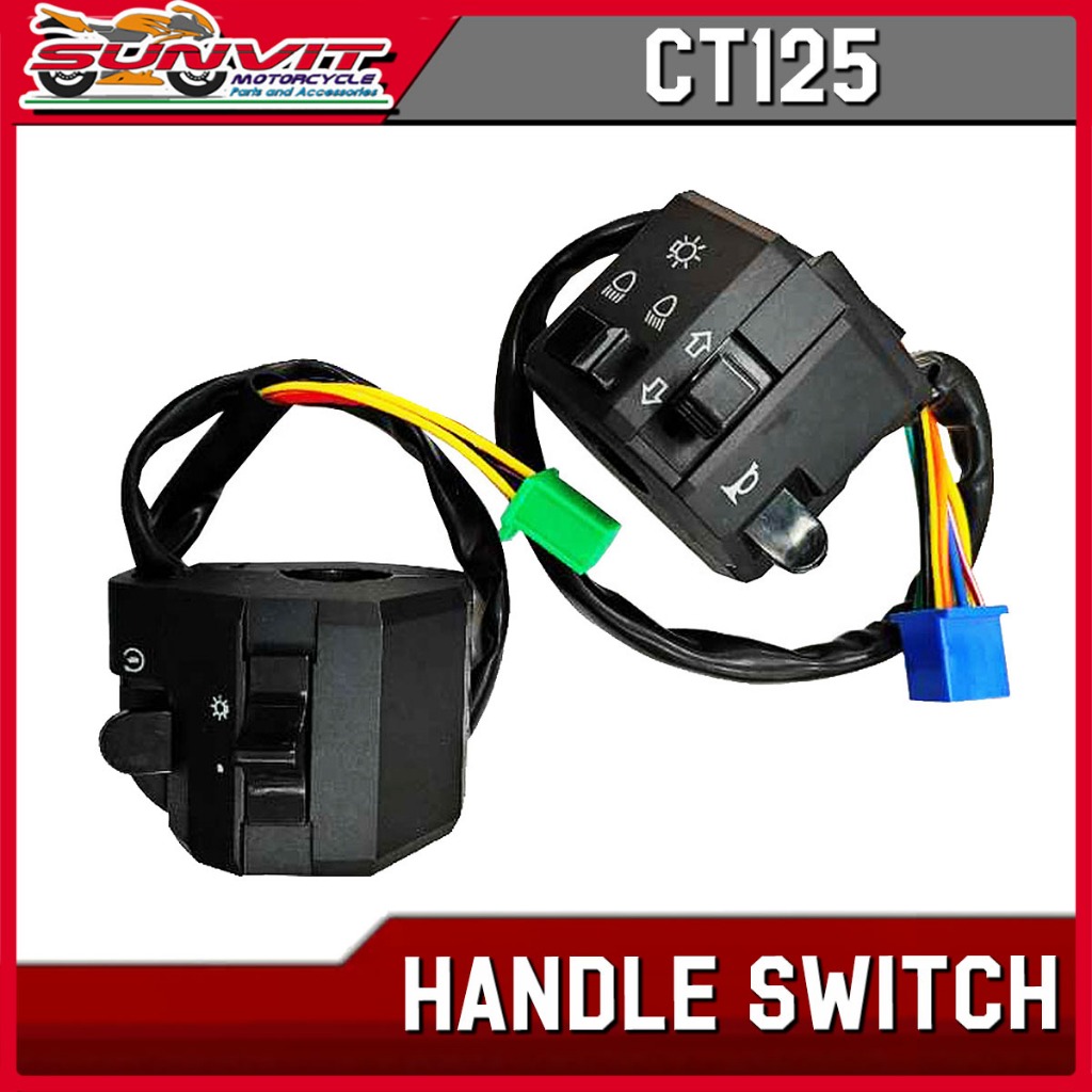 MOTORCYCLE HANDLE SWITCH CT125 | Shopee Philippines