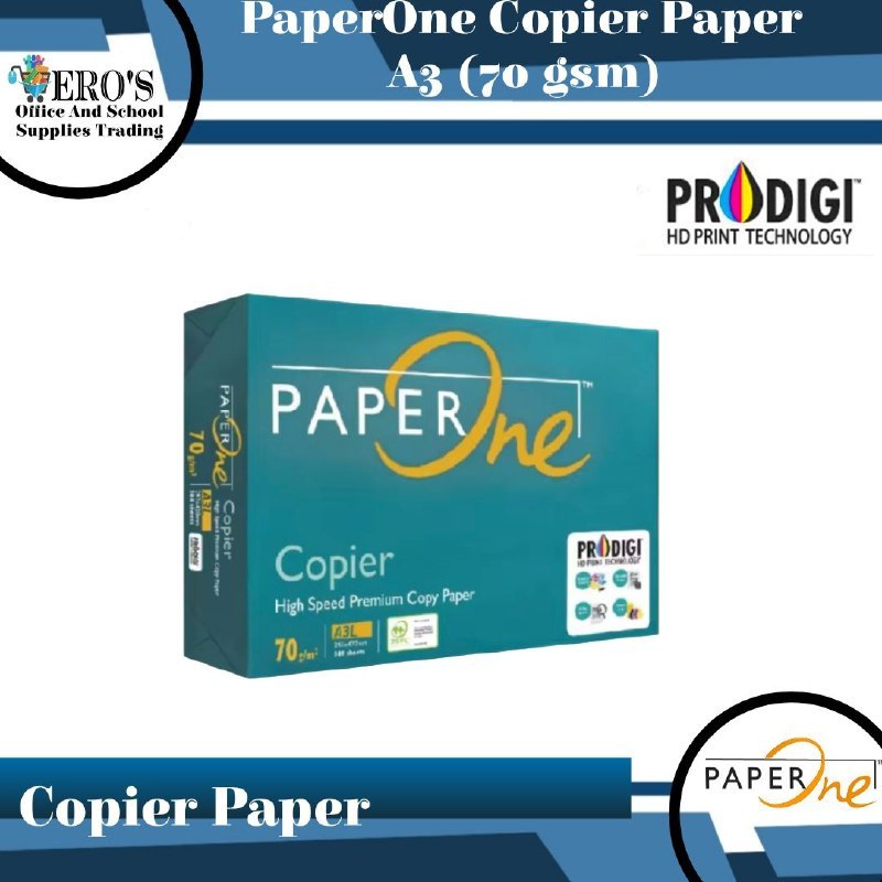 Paper One Copier Paper (70 gsm) - A3 | Shopee Philippines