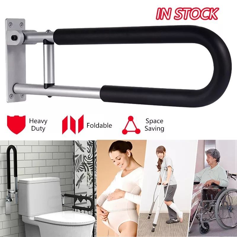 Rails Toilet Handrails Bathroom Safety Bar Hand Support Rail ...