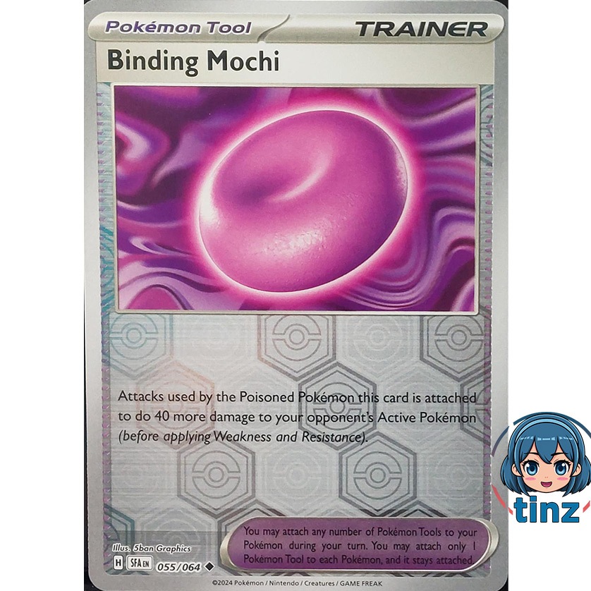 Binding Mochi - 055/064 - Uncommon Reverse Holo - Pokémon SV: Shrouded ...