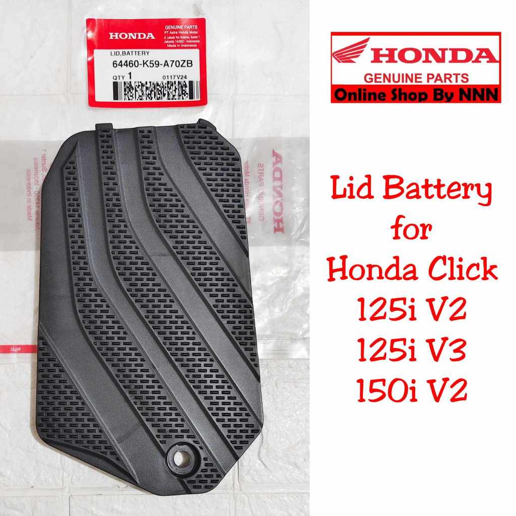 LID BATTERY COVER FOR HONDA CLICK 125i V2/ V3 AND 150i V2 (64460-K59 ...
