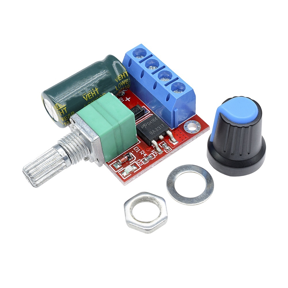 5A 90W PWM 12V DC Motor Speed Controller Module DC-DC 4.5V-35V Adjustable Speed Regulator ...