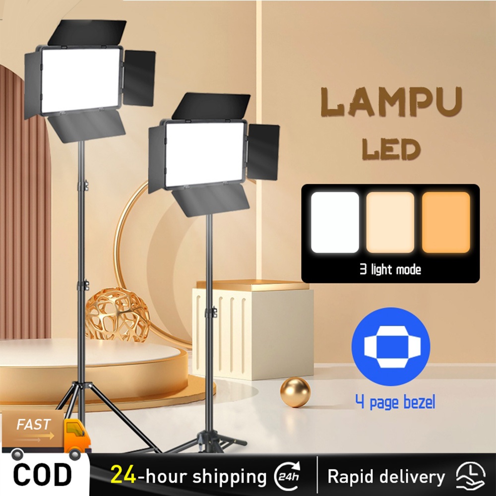 11 inch Covered LED Fill Light Tripod Photography Panel Lamp For Camera ...