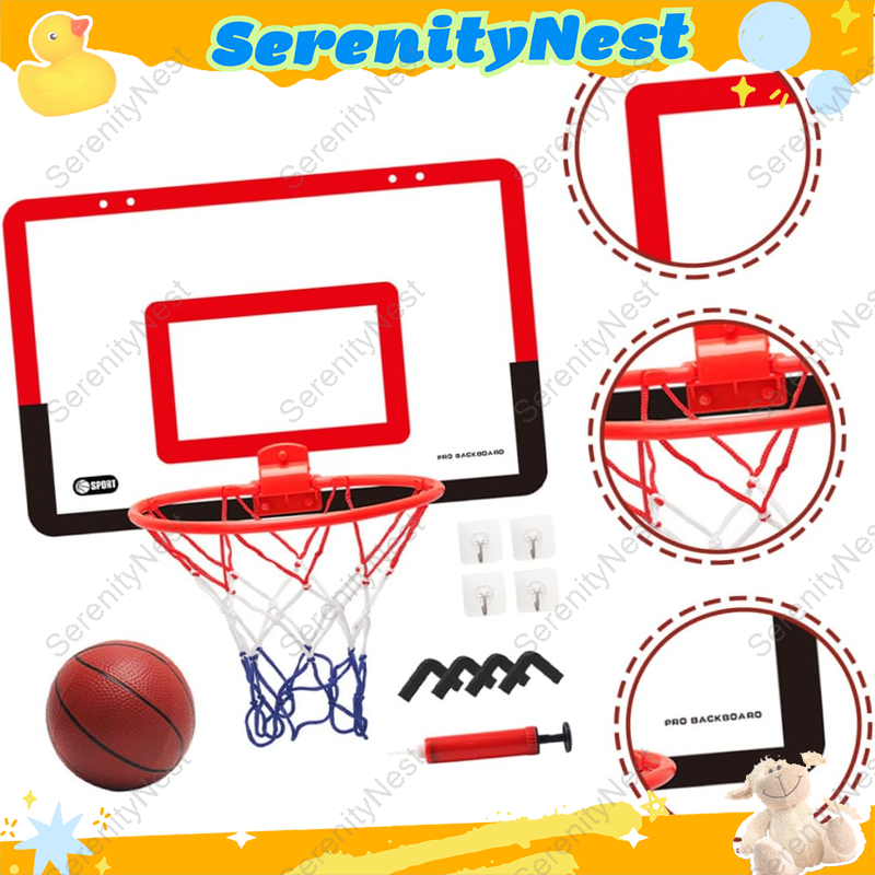 SerenityNest Basketball Hoop Hanging Door Ring Mini Basketball Ring ...