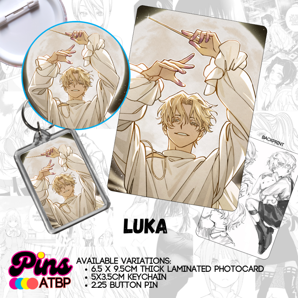 Luka Alien Stage Set 2 Anime Collectible Photocard Button Pin Keychain ...