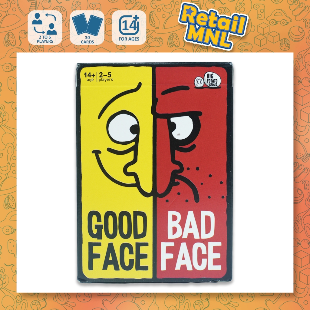 Retailmnl Good Face Bad Face: The Hilarious Party Game for Families ...